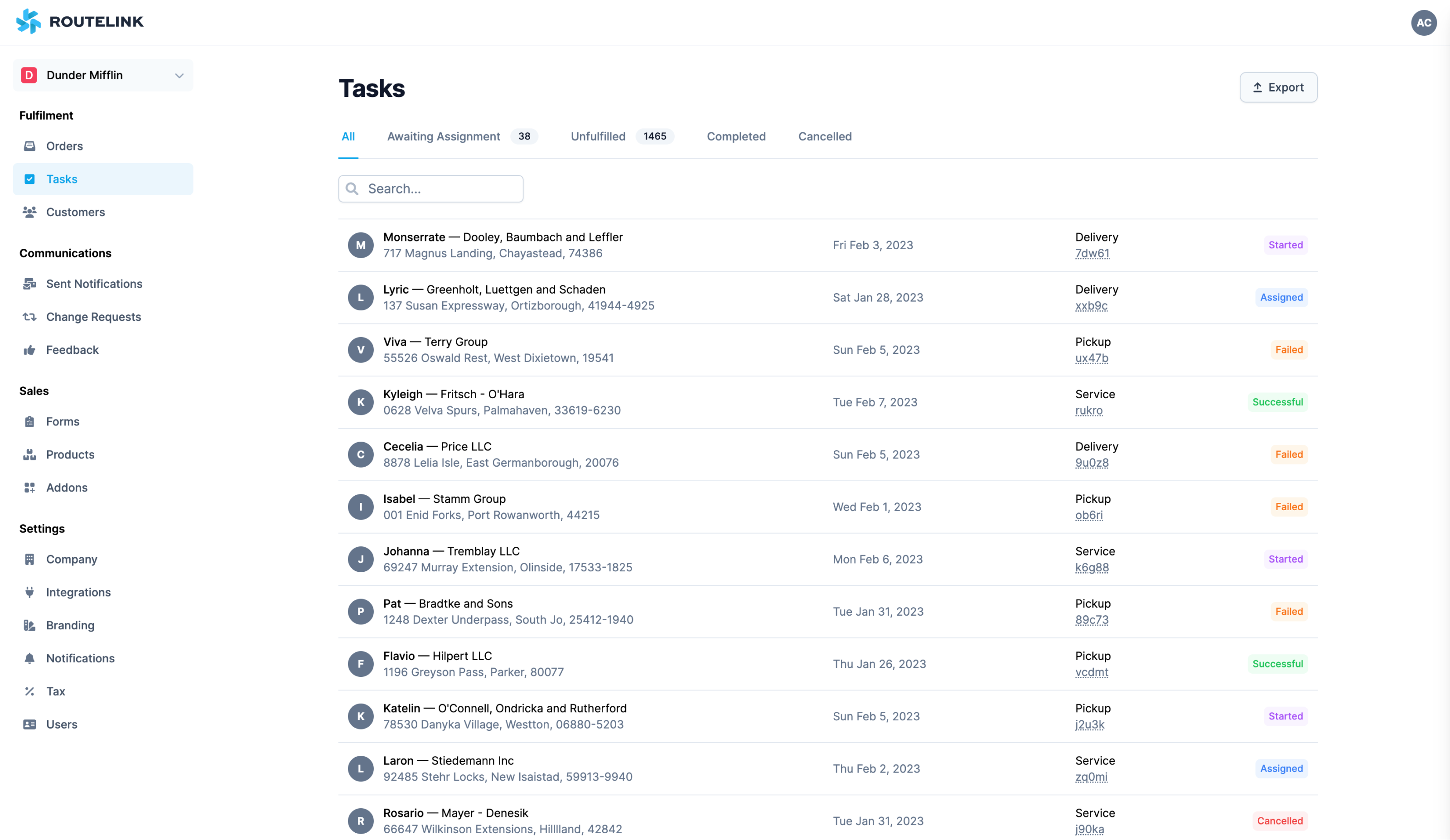 All-In-One Delivery Management System | Routelink
